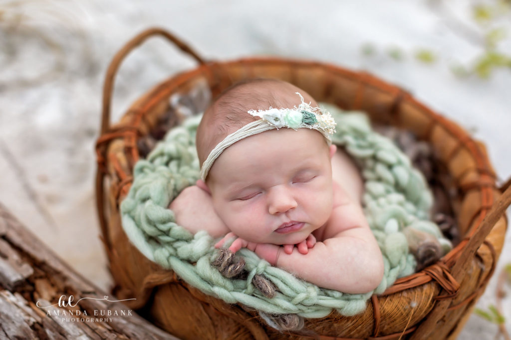 Sunset Beach Newborn Photographer Destin FL – Baby Savannah – Destin ...